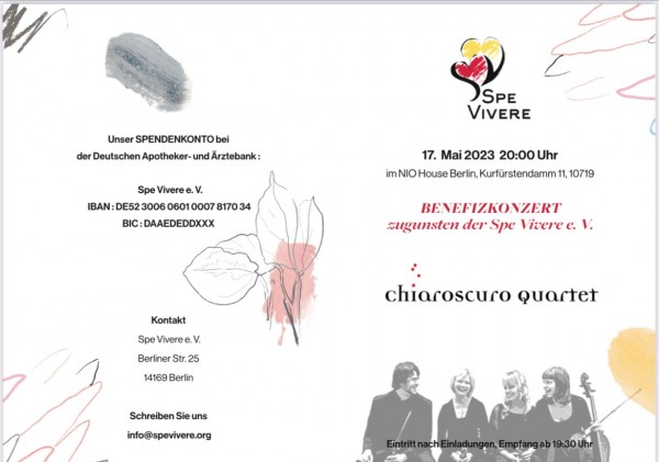 Berlin Capital Club - Einladung zum Benefizkonzert zugunsten der Spe ...